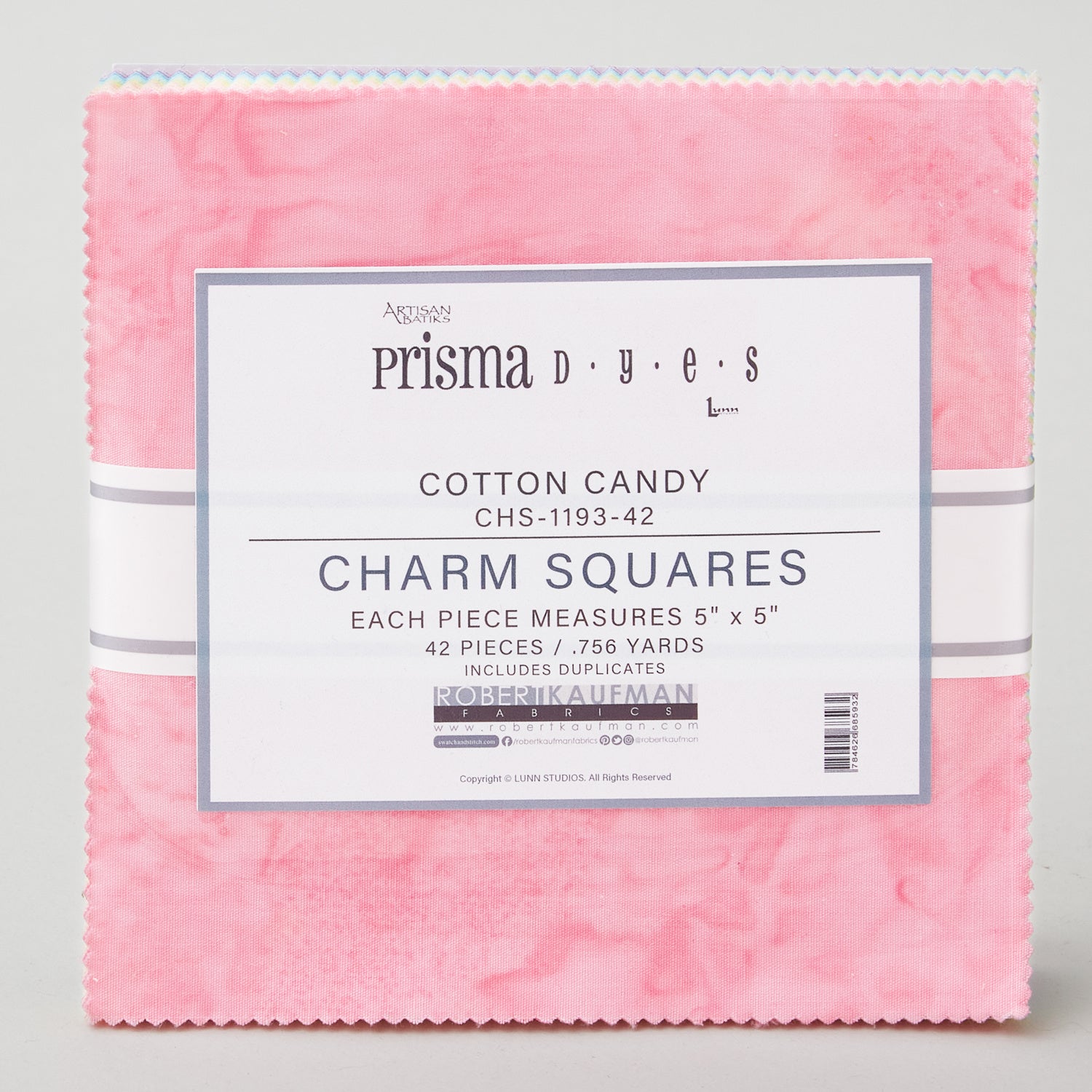 Artisan Batik Solids - Prisma Dyes Cotton Candy Charm Pack