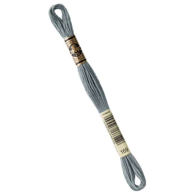 DMC Embroidery Floss - 169 Light Pewter