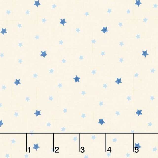 Happy Camper - Blinking Stars Cream Yardage