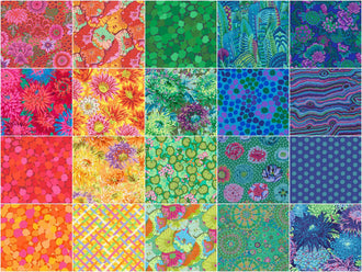 Kaffe Classics - Rainbow Colorway 10" Squares