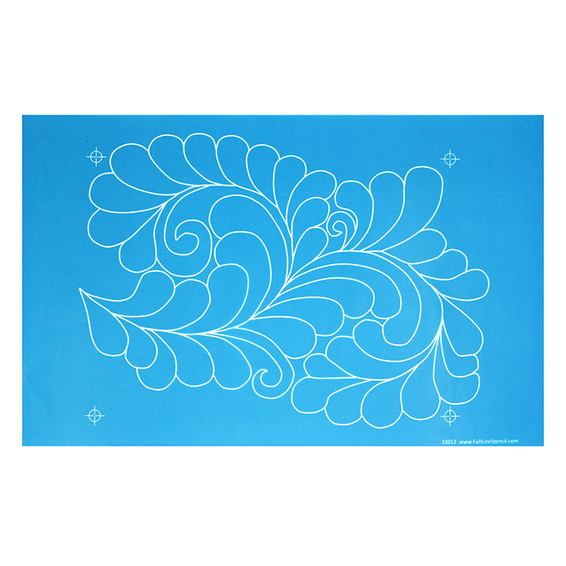 Full Line Stencil - Favorite Feather