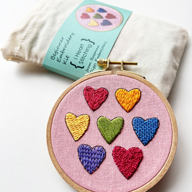 I Heart Stitching Embroidery Kit