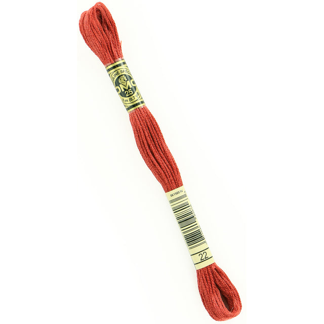 DMC Embroidery Floss - 22 Alizarin