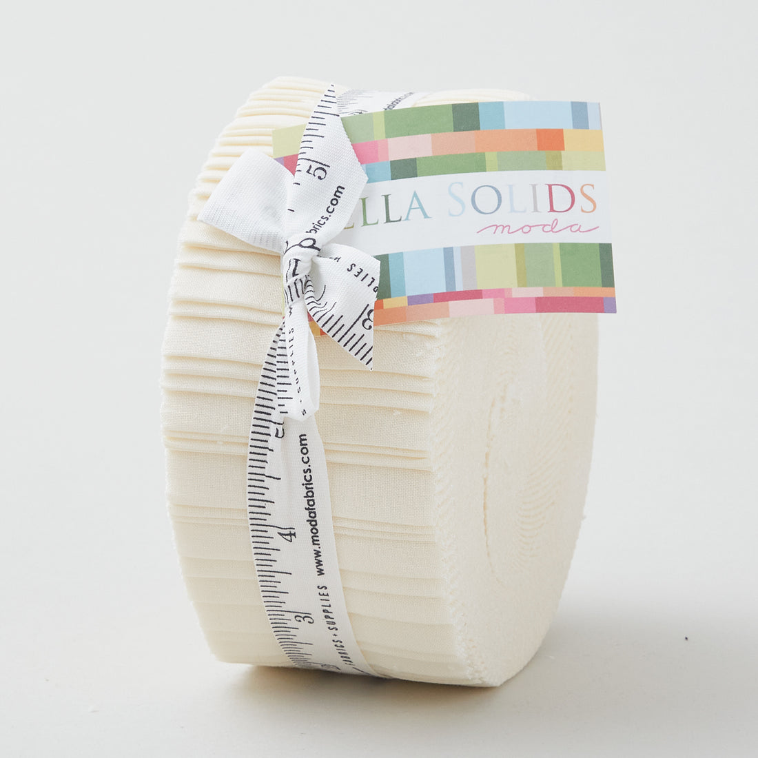Bella Solids Snow Jelly Roll