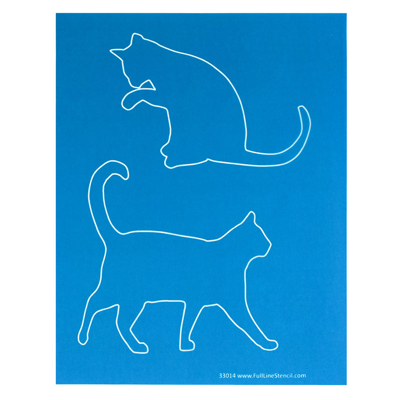 Full Line Stencil - Cats 2