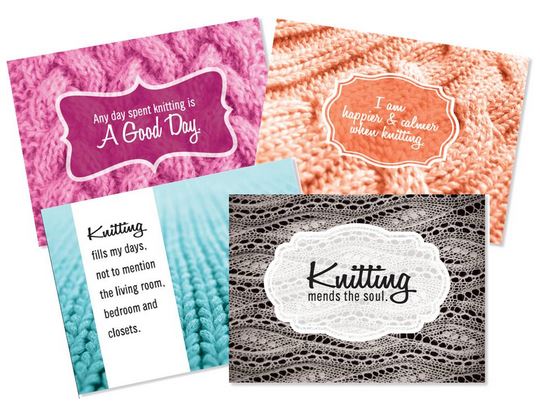 Knit & Crochet Note Cards