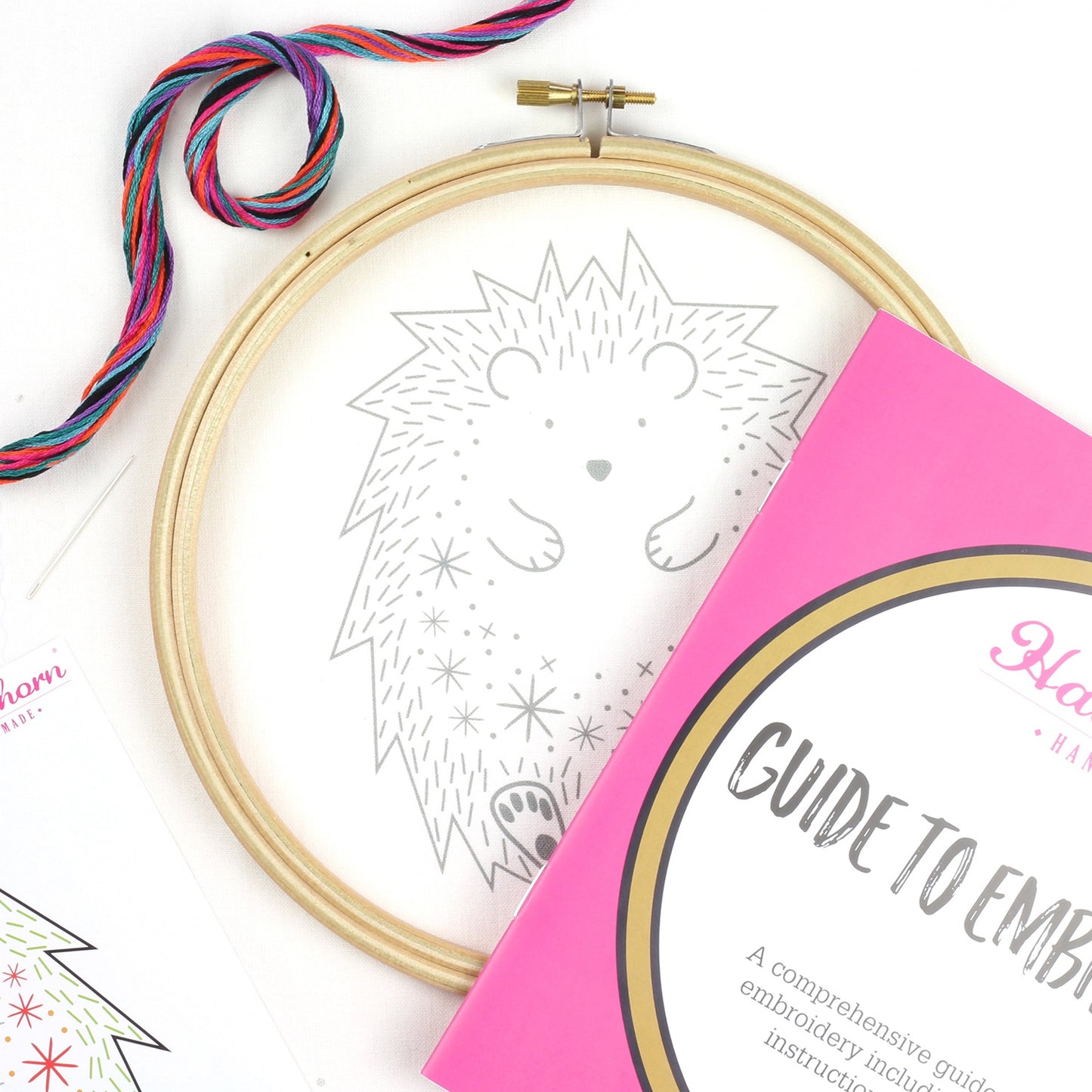 Hedgehog Embroidery Kit