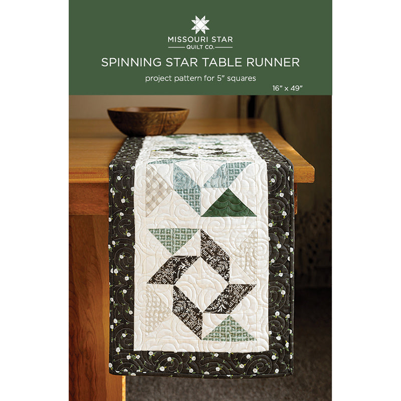 Spinning Star Table Runner Pattern by Missouri Star