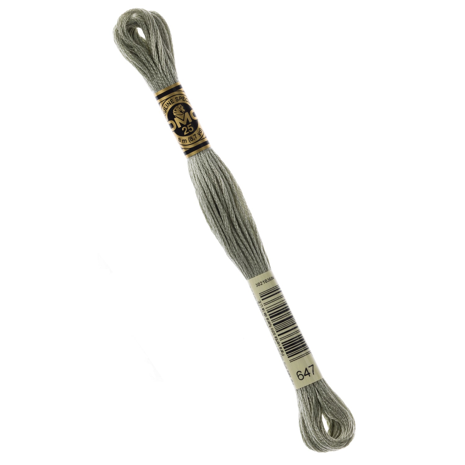 DMC Embroidery Floss - 647 Medium Beaver Gray