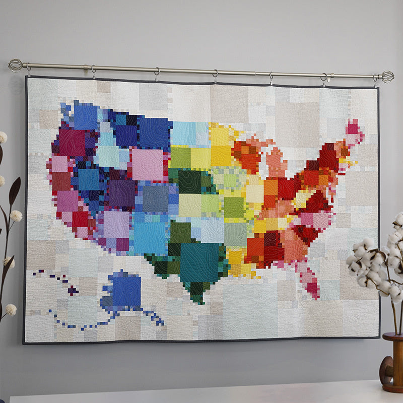 United Squares of America Quilt Pattern
