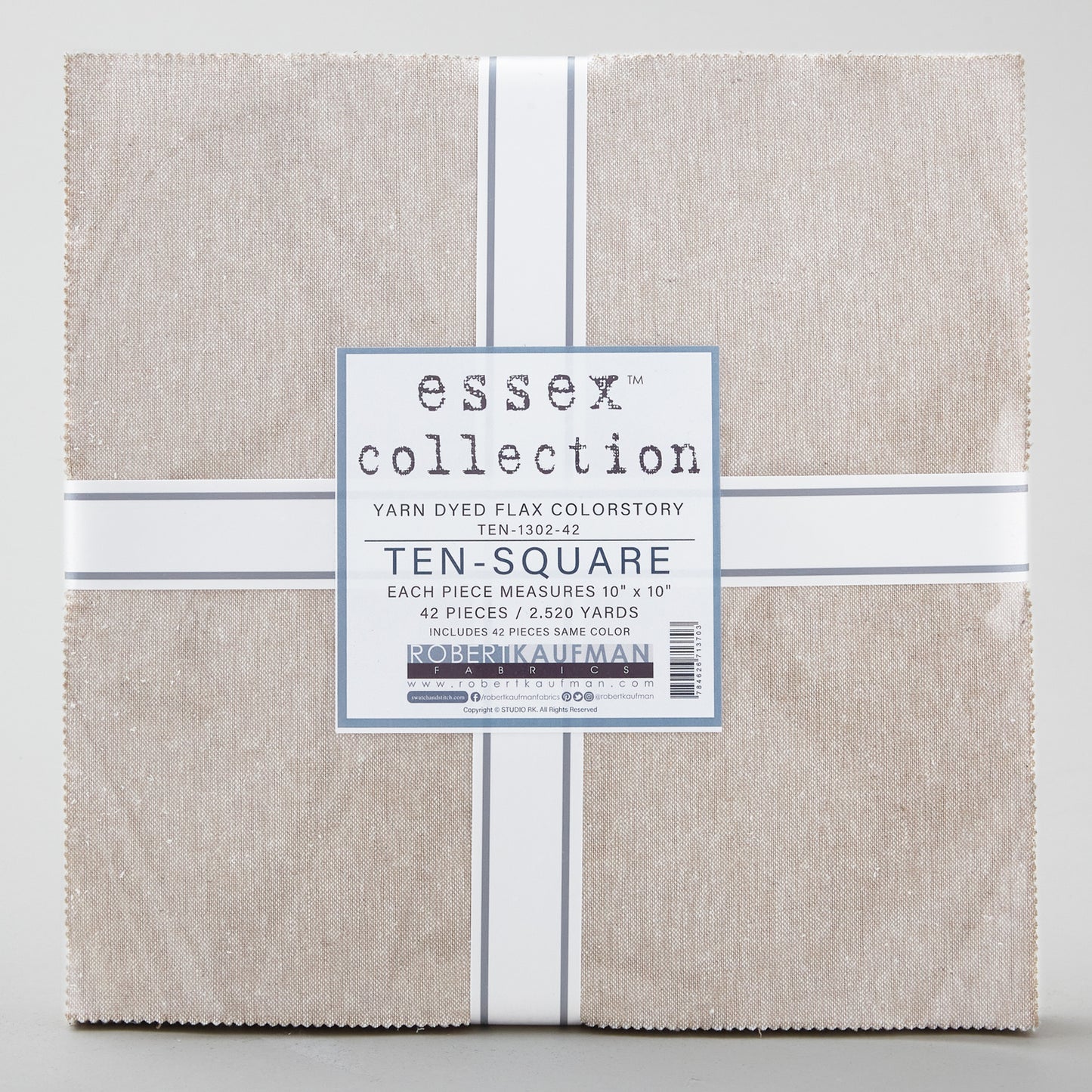 Essex Yarn Dyed Linen Flax Ten Squares