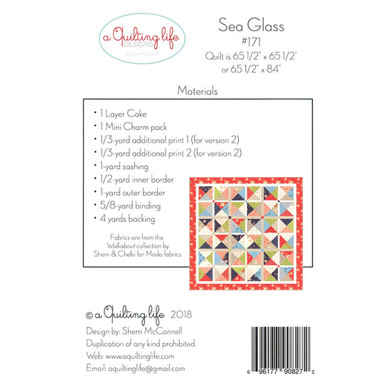 Sea Glass Quilt Pattern