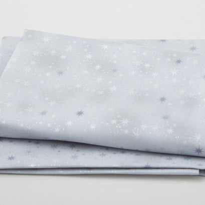 Star Sprinkle - Tiny Stars Grey 2 Yard Cut