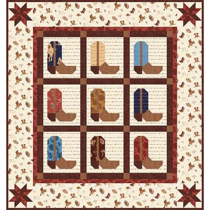 Cowboy Boots Quilt Kit