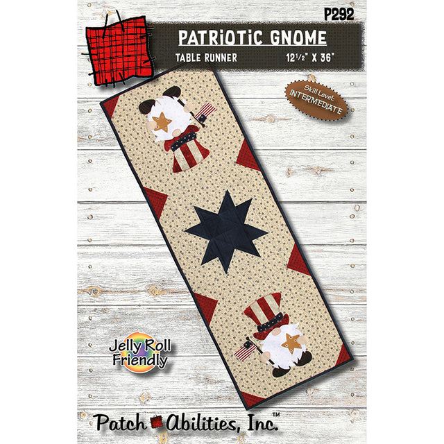 Patriotic Gnome Table Runner Pattern
