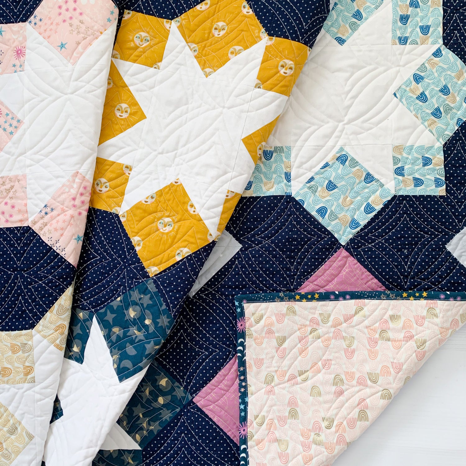 Digital Download - Stellar Mosaic Quilt Pattern