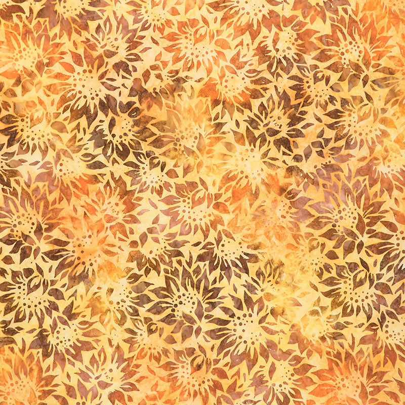 Artisan Batiks Celebrate Fall - Sunflowers Sunflower Yardage