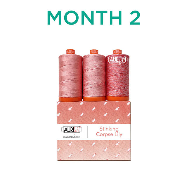 AURIfil™ Rainforest Color Builder Thread of the Month