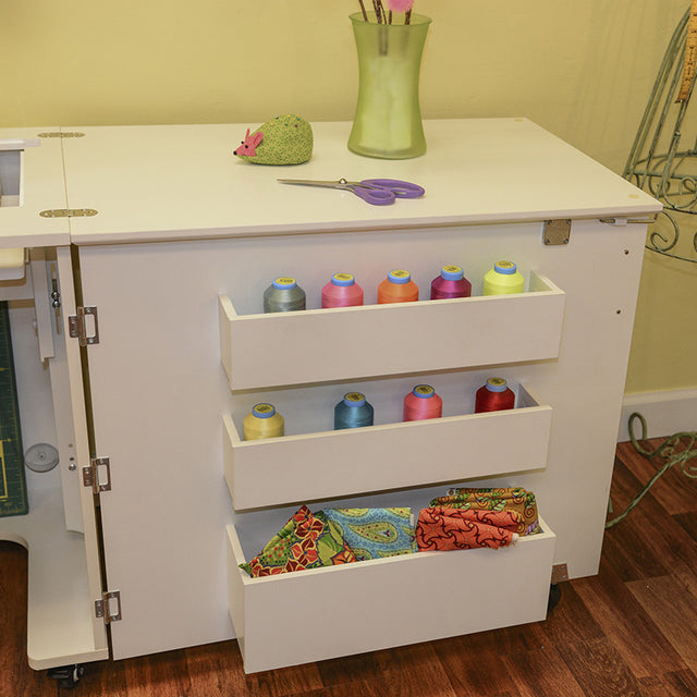Aussie II Sewing Cabinet - Ash White