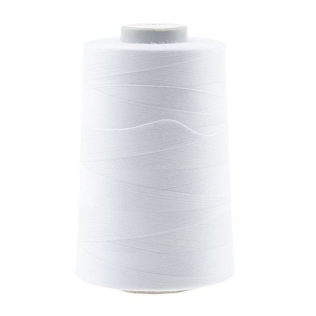 Bright White OMNI Thread - 6,000 yds (poly-wrapped poly core)