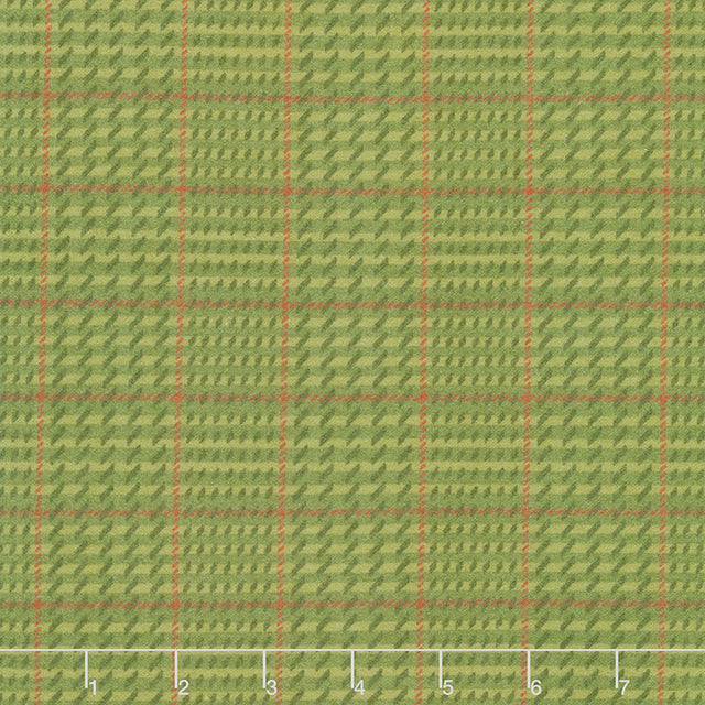 Autumn Gatherings Flannel - Acid Plaid Grass Yardage