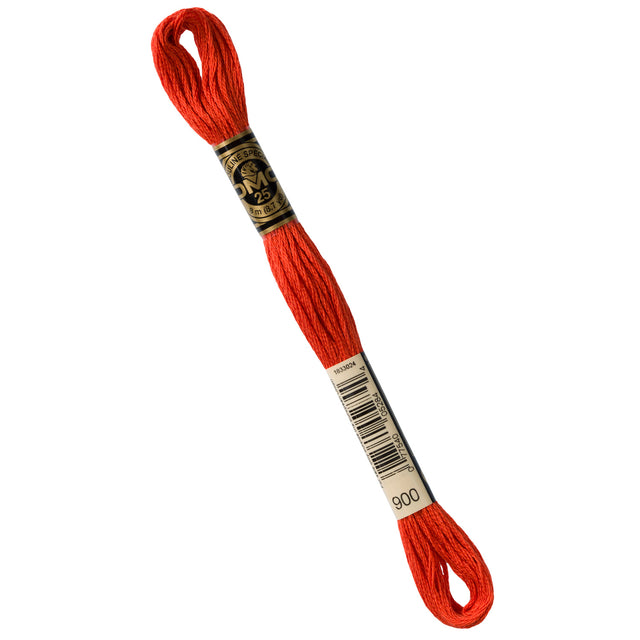DMC Embroidery Floss - 900 Dark Burnt Orange