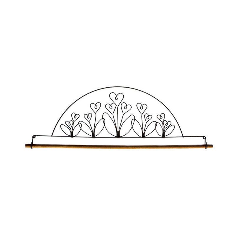 Flower Garden Quilt Hanger - 22" Gray