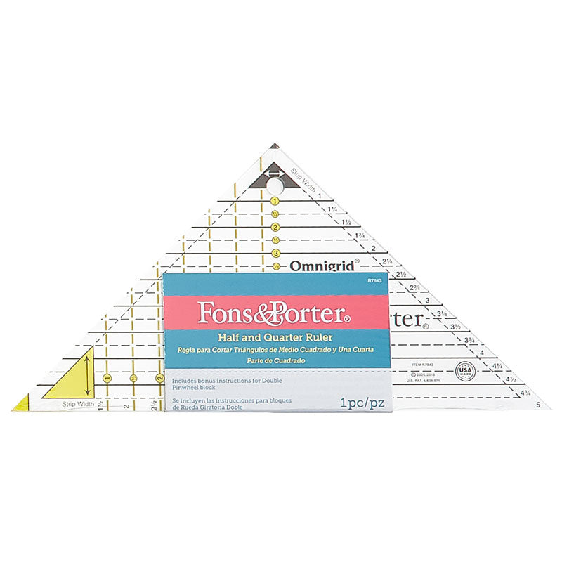 Half and Quarter Ruler