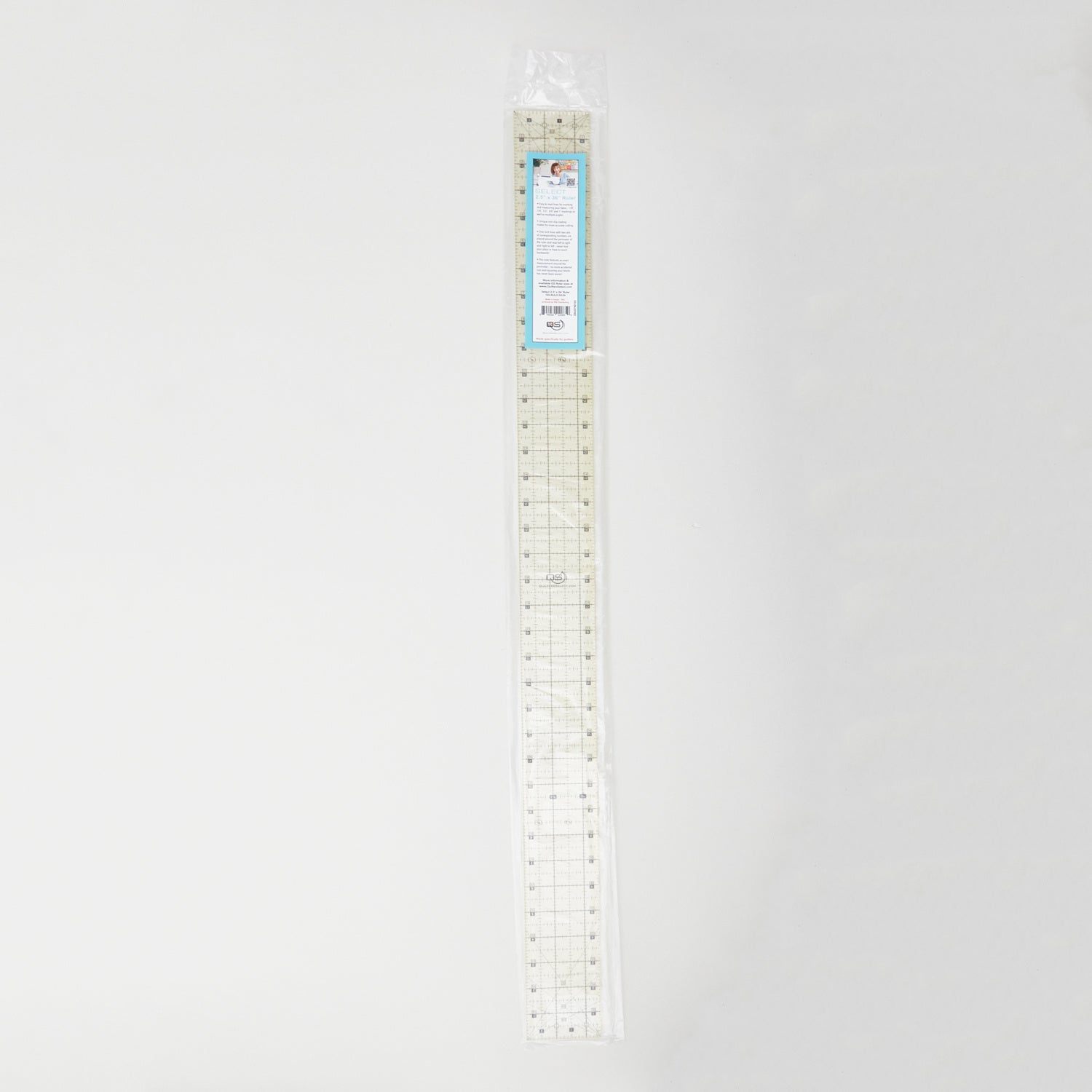 Quilters Select Non-Slip Ruler - 2.5" x 36"