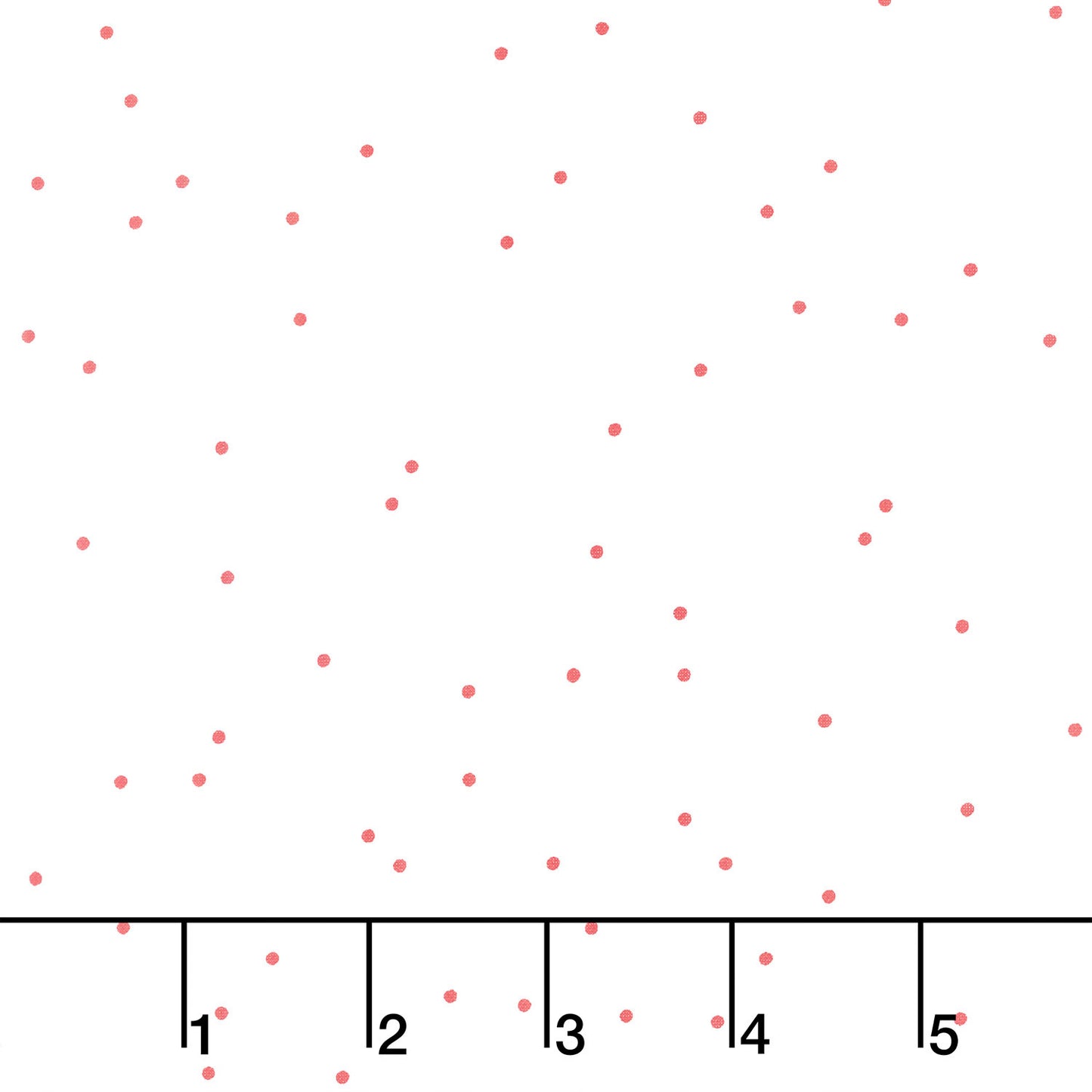 Pin Dot - Red on White Yardage