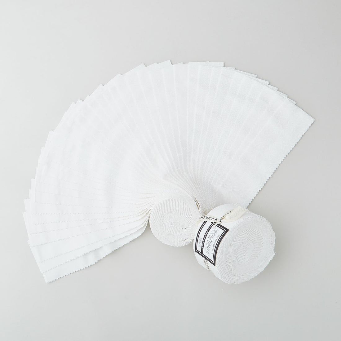 Solitaire Whites Soft White 2 1/2" Strips