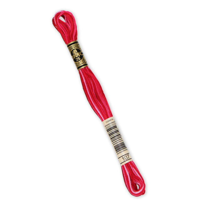 DMC Embroidery Floss - 107 Variegated Carnation