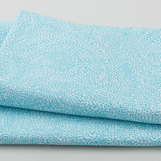 Vine Maze - Aqua 108" Wide 3 Yard Cut