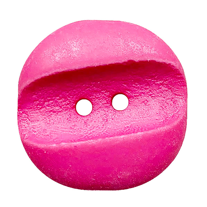 Square Polyamide 28mm Button - Pink