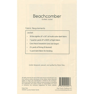 Beachcomber Jacket Pattern