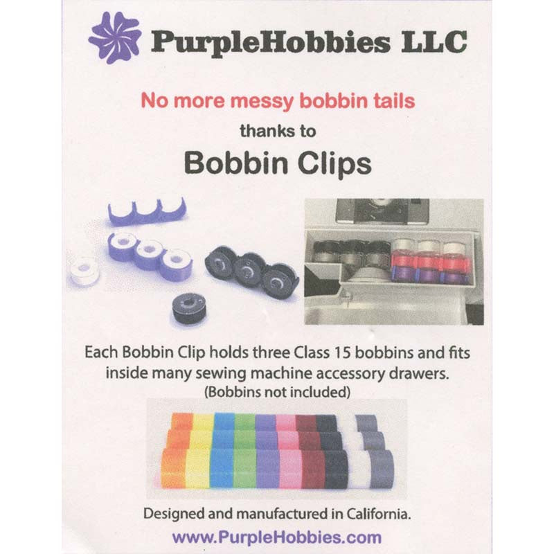 Bobbin Clips - Black Class 15