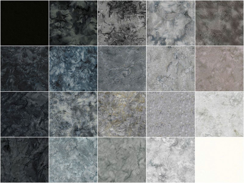 Bodacious Black Batik Solids Stacks