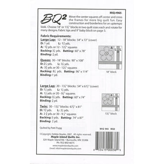 BQ2 Quilt Pattern