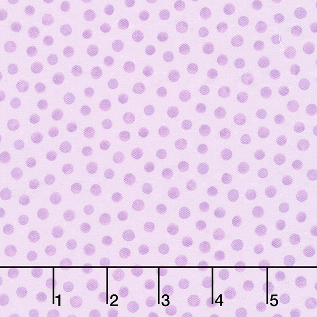 Sloane The Snail - Tonal Dot Light Orchid Yardage