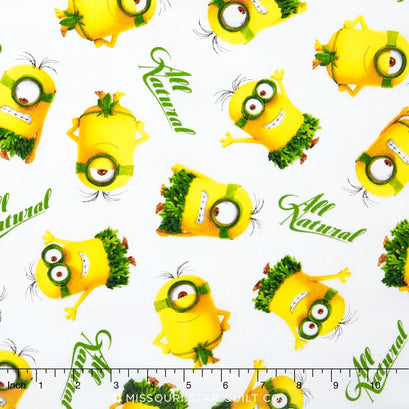Minions - All Natural Minion Toss White Yardage