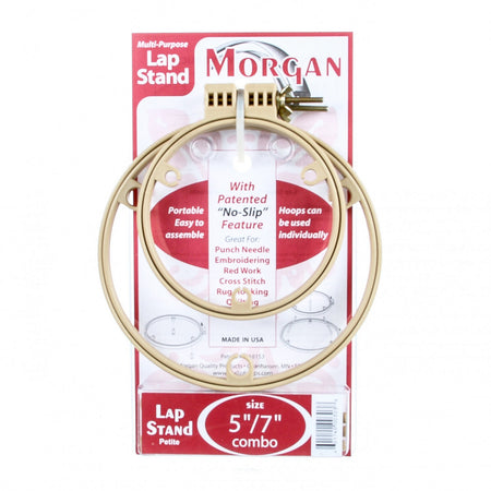 Morgan No-Slip Lap Stand Size 5" & 7" Hoop Combo