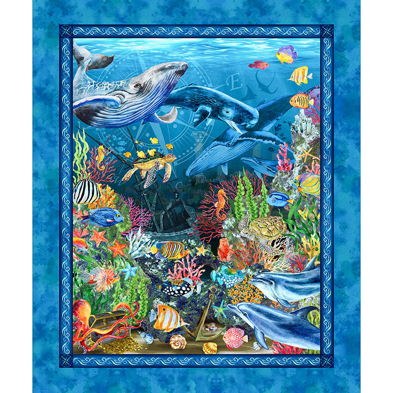 Calypso II - Oceanlife Blue Panel