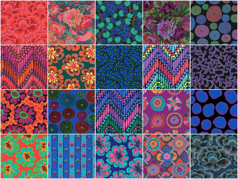 Kaffe Fassett Collective - February 2023 Darker Colorway Fat Quarter B