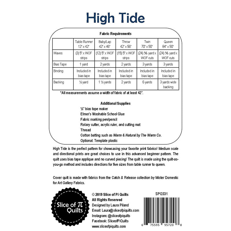High Tide Quilt Pattern