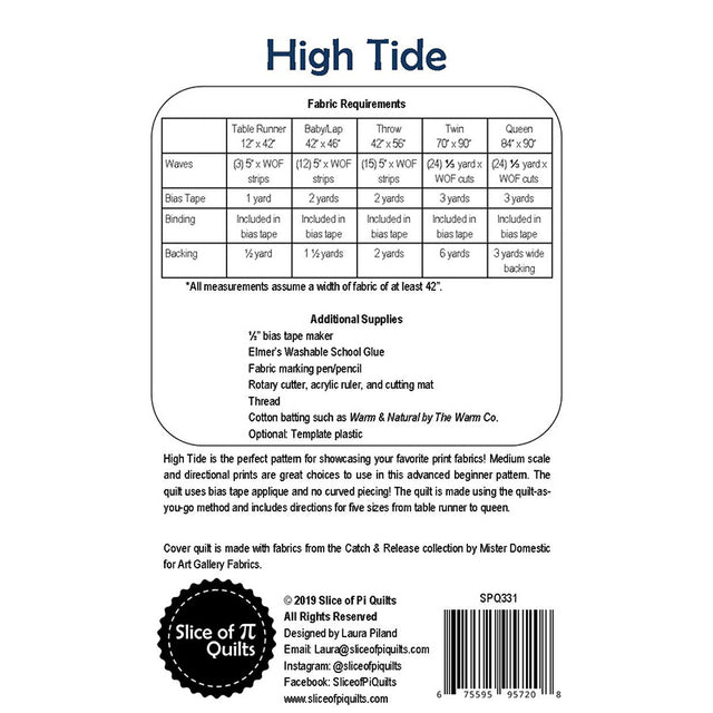 High Tide Quilt Pattern