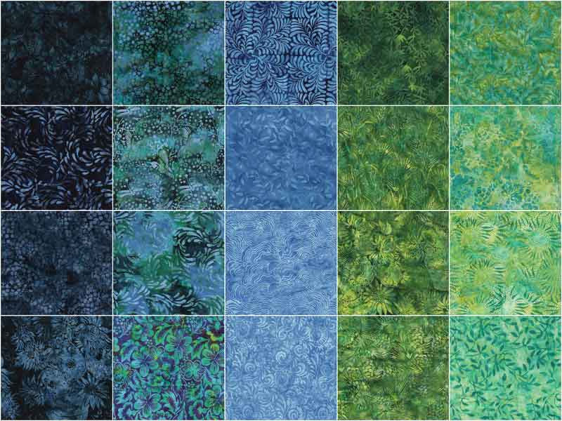 Luscious Batiks Fat Quarter Bundle