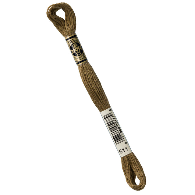 DMC Embroidery Floss - 611 Drab Brown