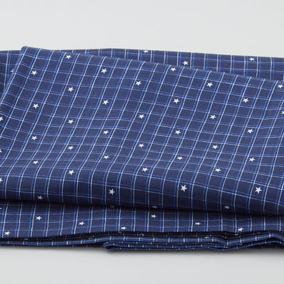 Hometown America - Checkered Navy 2 Yard Cut