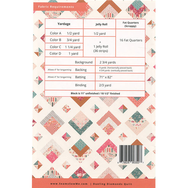 Dueling Diamonds Quilt Pattern