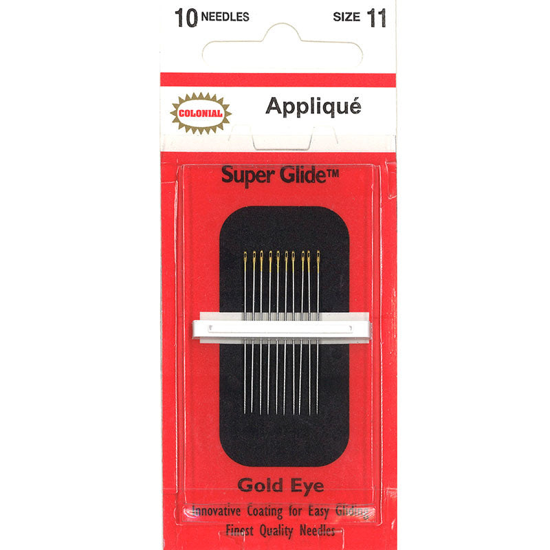 Colonial Super Glide™ Needles - Appliqué Size 11